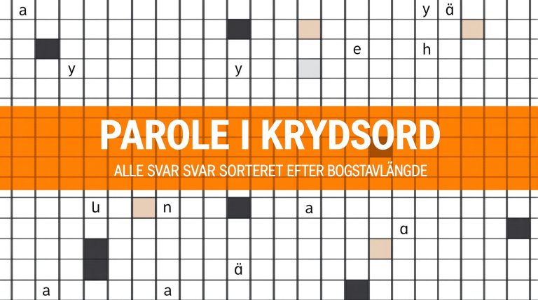 By i Krydsord: 100+ Løsninger til Din Næste Udfordring - Menslife