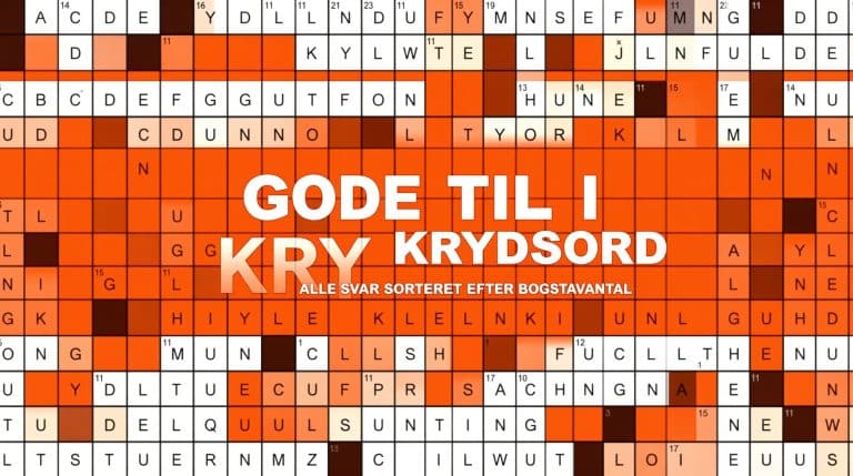 By i Krydsord: 100+ Løsninger til Din Næste Udfordring - Menslife